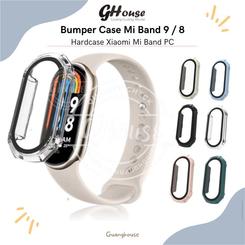 Jual Bumper Case Mi Band 9 / Mi Band 10 Bumper Mi Band 9 Hardcase 2 in 1 Hardcase Xiaomi Mi Band ...