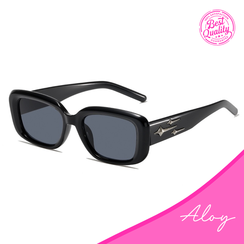 Jual PL-H028 Kacamata Hitam Rtro Vintage Wanita Dan Pria Kotak Fashion Korean Desain Bintang ...