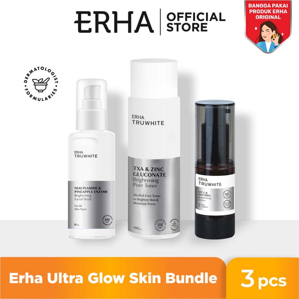 Jual Bundle Erha Ultra Glow Skin - Paket Pencerah Kulit Wajah Anti ...