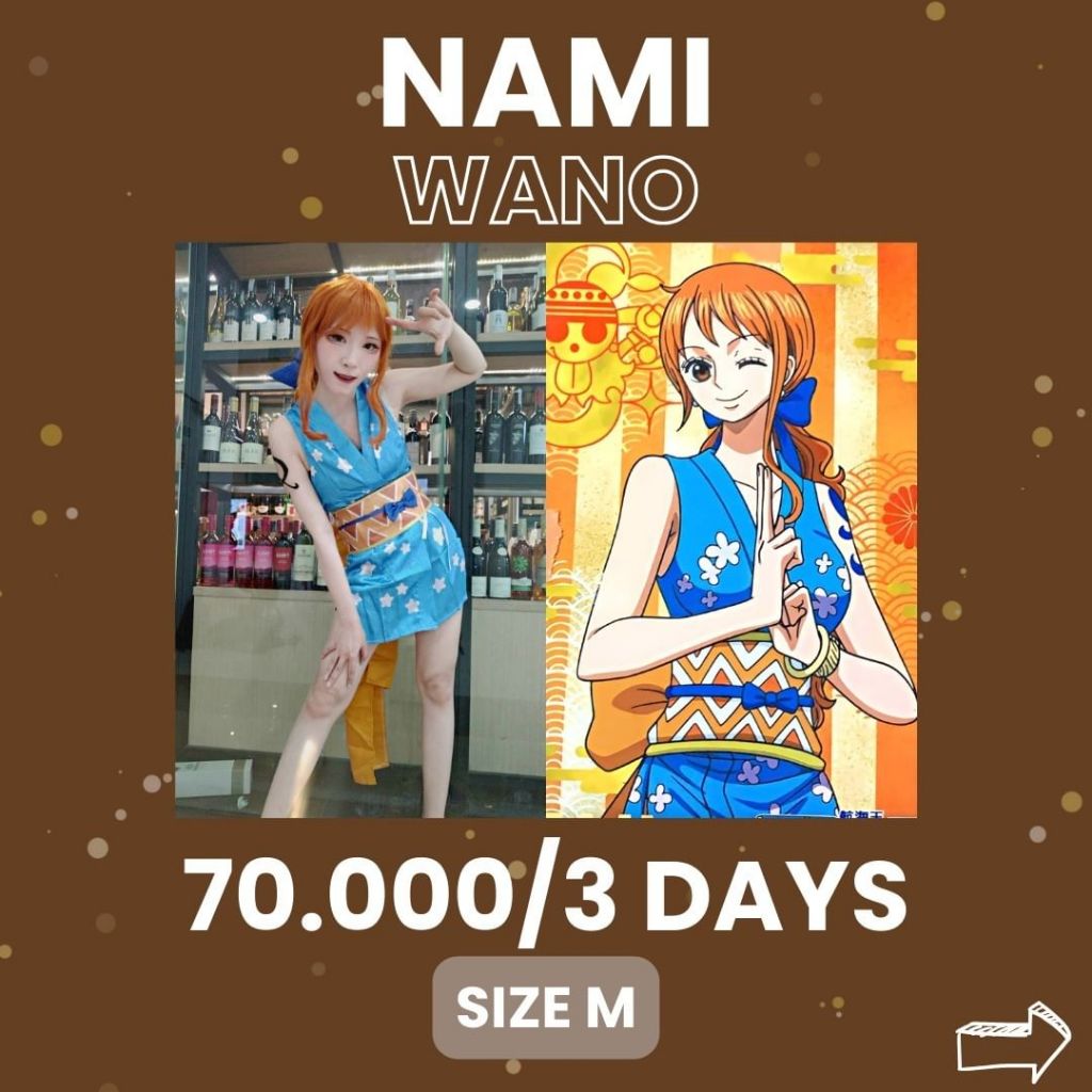 Jual Sewa Kostum Nami Wano One Piece | Shopee Indonesia