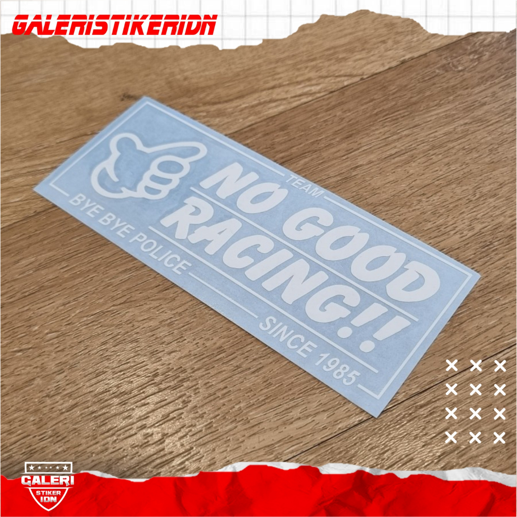 Jual Stiker No Good Racing Bye Bye Police | Shopee Indonesia
