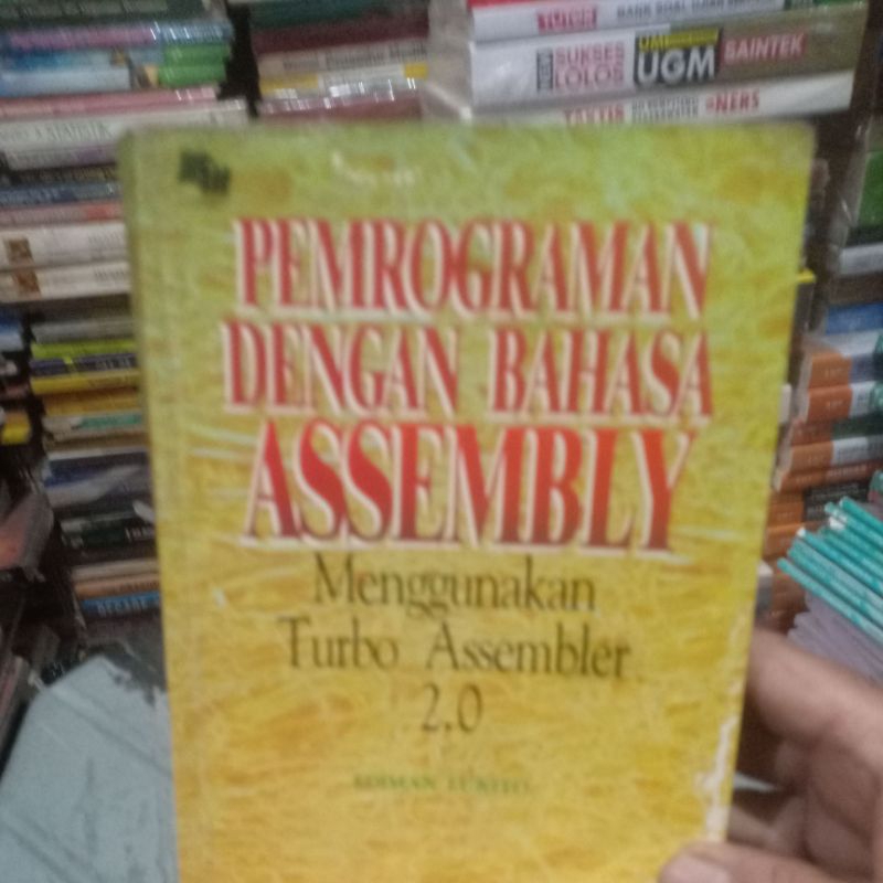 Jual BUKU BEKAS PEMROGRAMAN DENGAN BAHASA ASSEMBEY MENGGUNAKAN TURBO ...