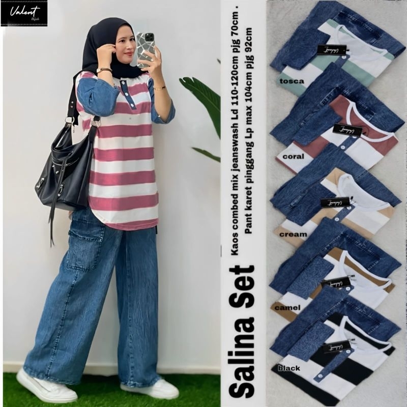 Jual Like Set | Salina Set Original Valent • Matt Kaos Knitt | Shopee ...