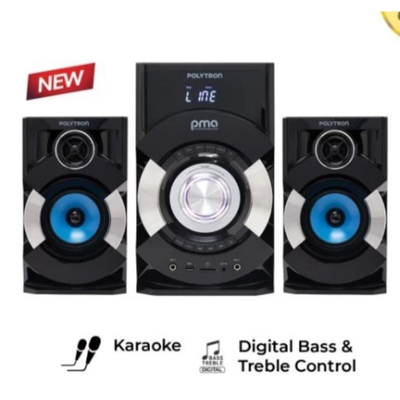 Jual SPEAKER POLYTRON PMA 9527 BLUETOOTH USB MULTIMEDIA | Shopee Indonesia