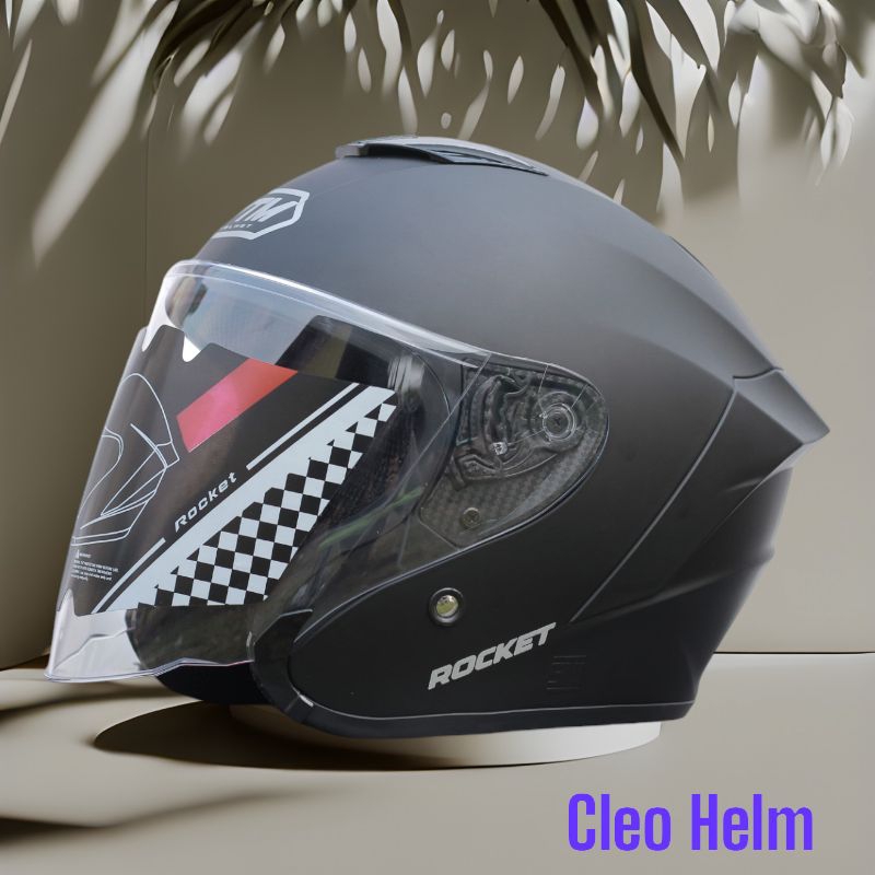 Jual Helm Full Face WTM Rocket Helm Dewasa Helm Terbaru Baru Black Doff ...