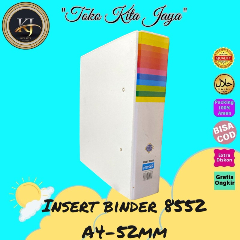 Jual Insert binder 8552 A4-2D-52mm | Shopee Indonesia