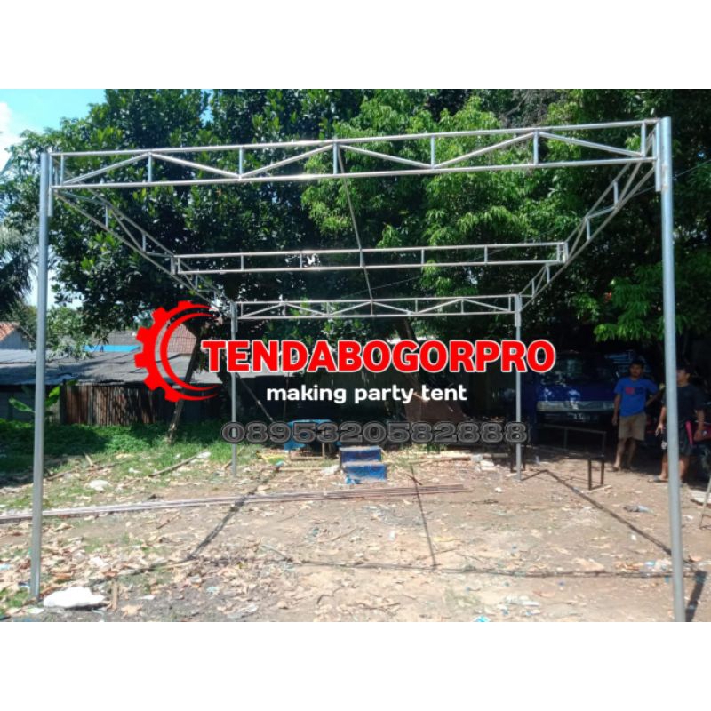 Jual RANGKA TENDA RT TENDA WEDDING TENDA LESEHAN BERBAGAI UKURAN ...