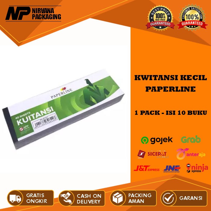 Jual BUKU KWITANSI KUITANSI KECIL PAPERLINE – 1 PACK ISI 10 BUKU | Shopee Indonesia