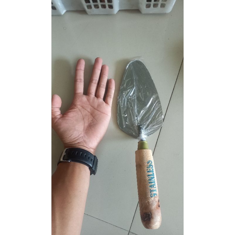 Jual sendok semen cetok proyek sendok plester ukuran sedang stainles ...