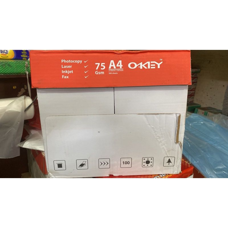 Jual KERTAS HVS OKEY UKURAN A4 | Shopee Indonesia