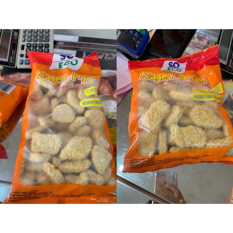 Jual Nugget Ayam / Naget Ayam / Chicken Nugget So Eco & Sohib 1 Kg ...