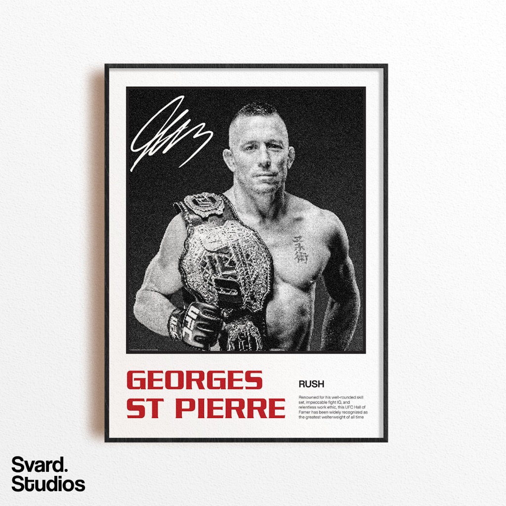 Jual Poster George St-Pierre "GSP" - UFC Frameblock | Shopee Indonesia
