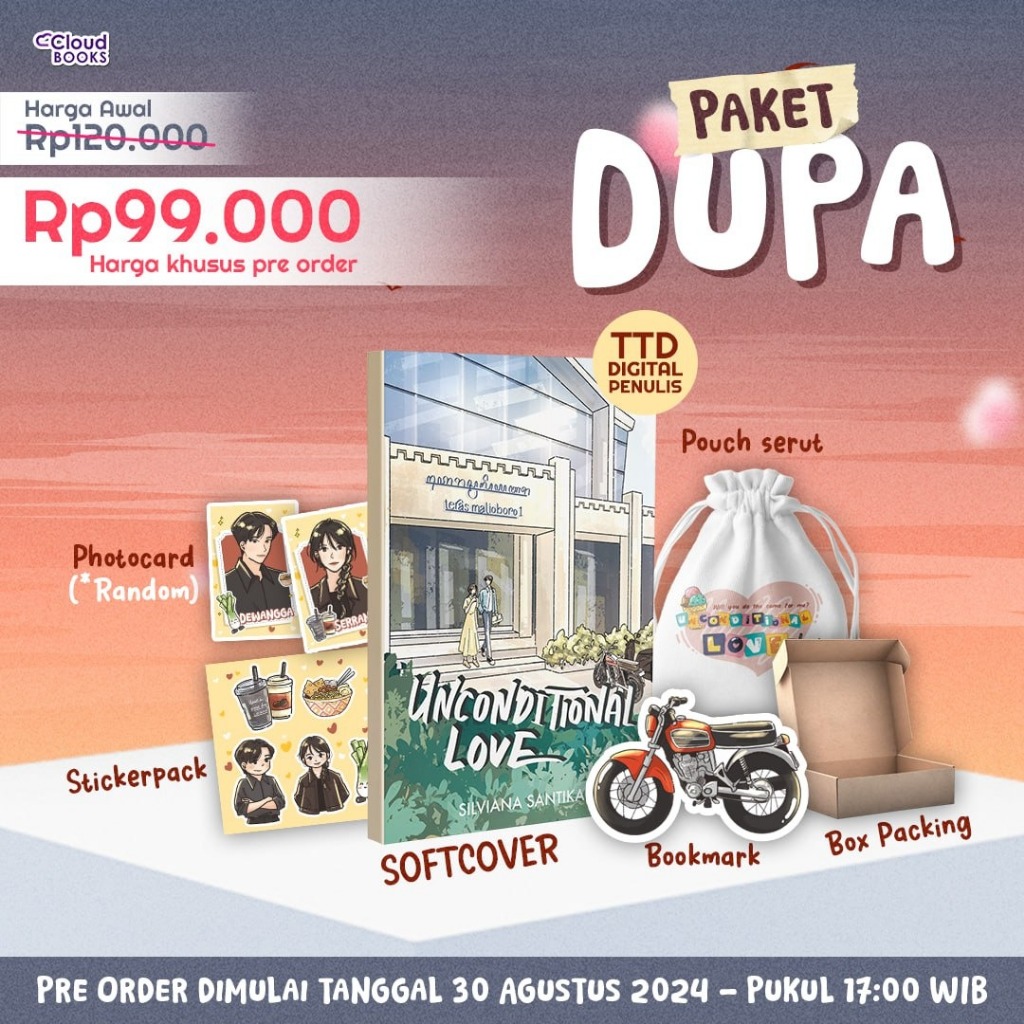 Jual Novel | Unconditional Love | Silviana Santika | Cloudbooks Publishing | Buku Novel AU ...