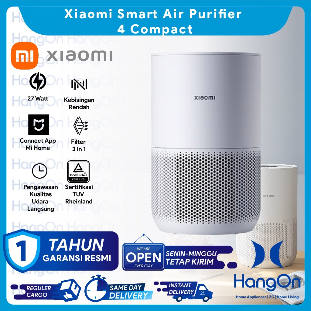 Jual Xiaomi Smart Air Purifier 4 Compact OLED Layar Sentuh Pembersih ...
