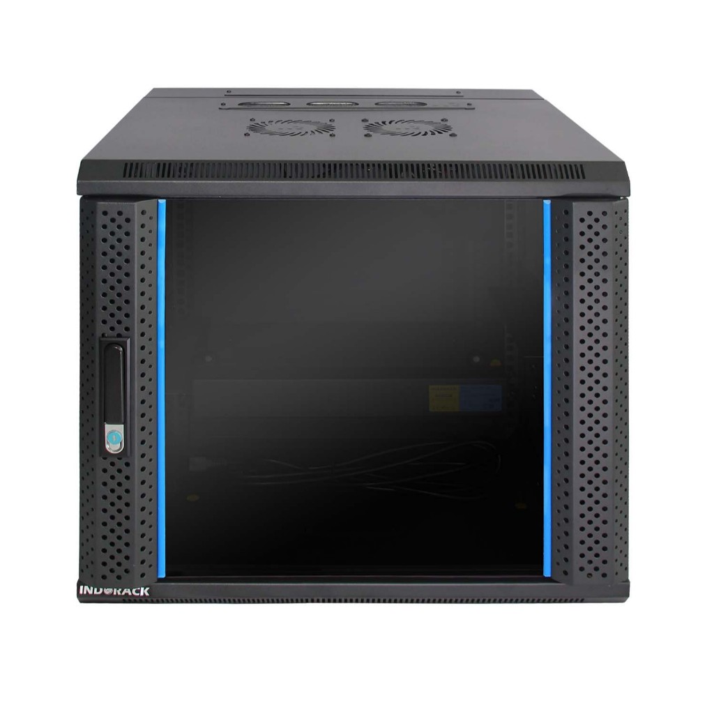 Jual INDORACK WALLMOUNT 10U DEPTH 550MM DOUBLE DOOR - WIR5510D ...