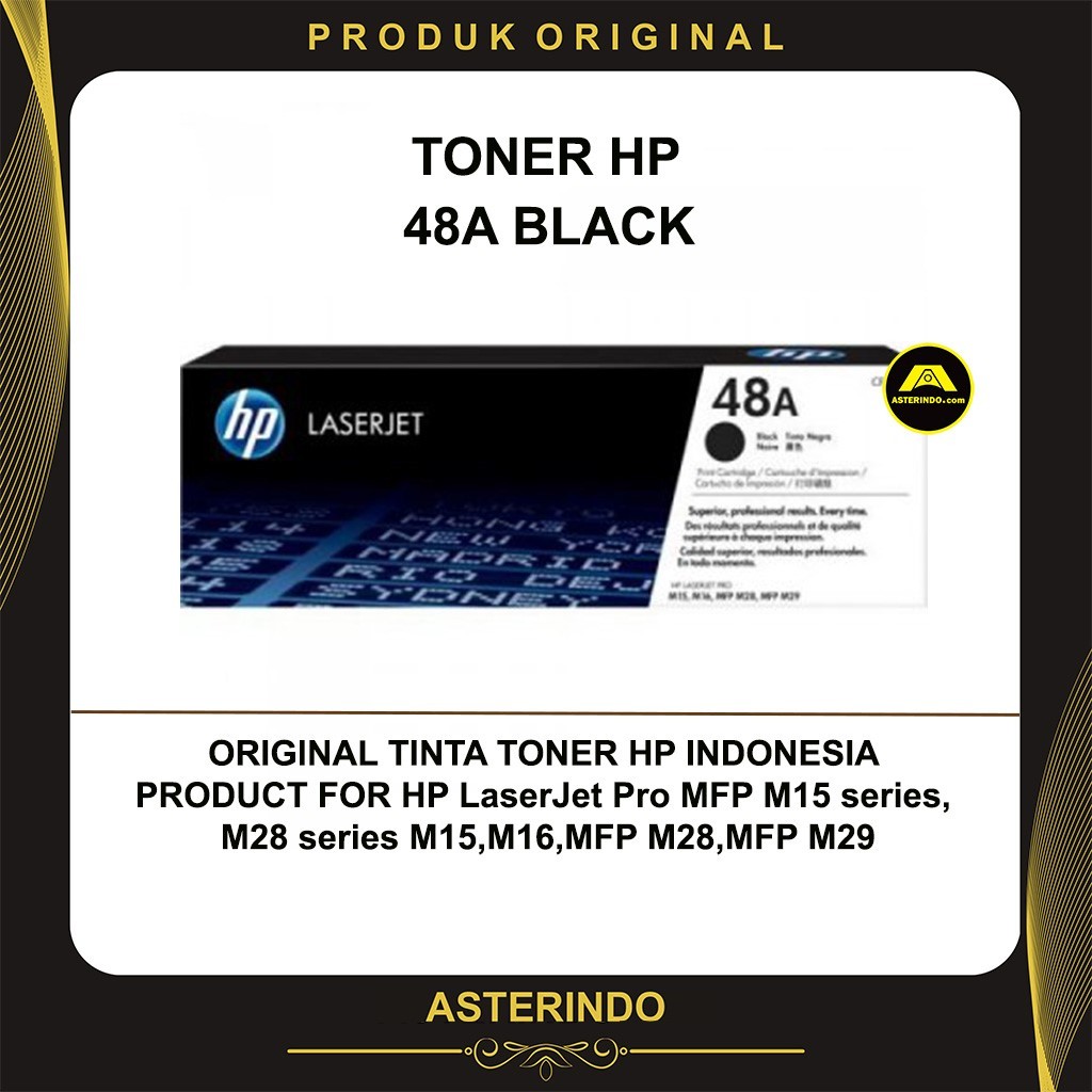 Jual Toner HP 48A Tinta Cartridge Printer Laserjet Black Hitam 48 A ...