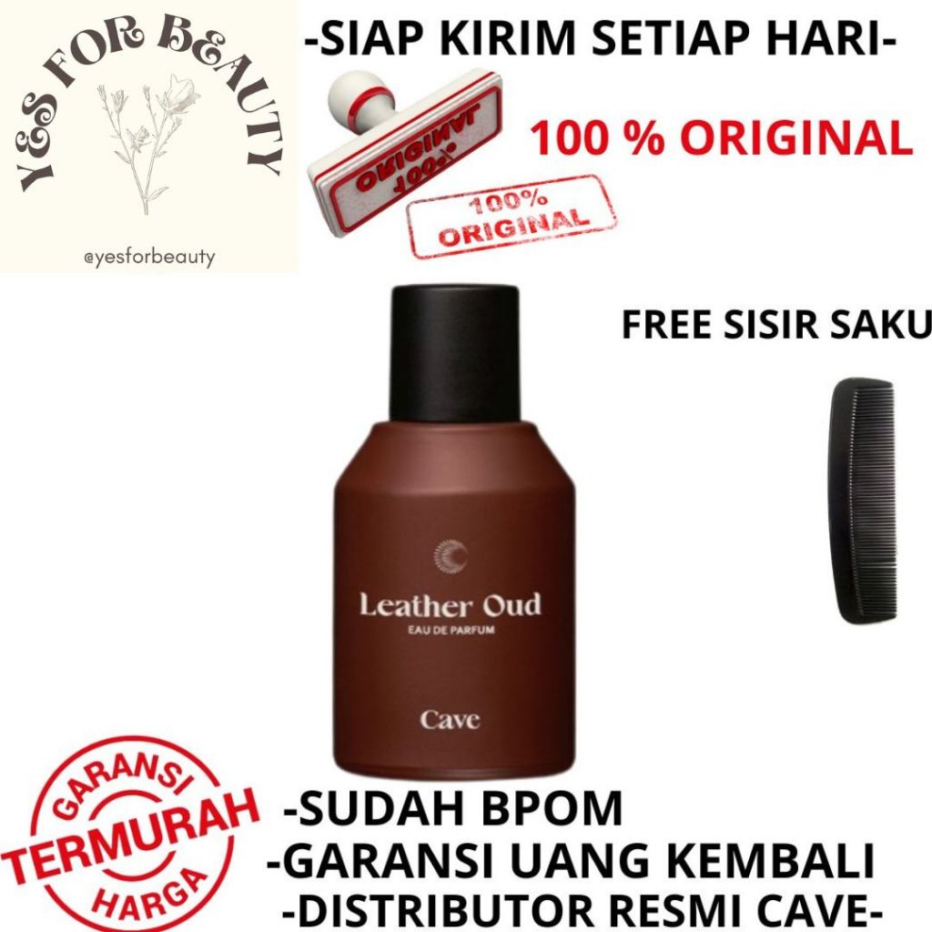 Jual CAVE EAU DE PARFUM LEATHER OUD 50 ML ORIGINAL CAVE PARFUM LEATHER ...