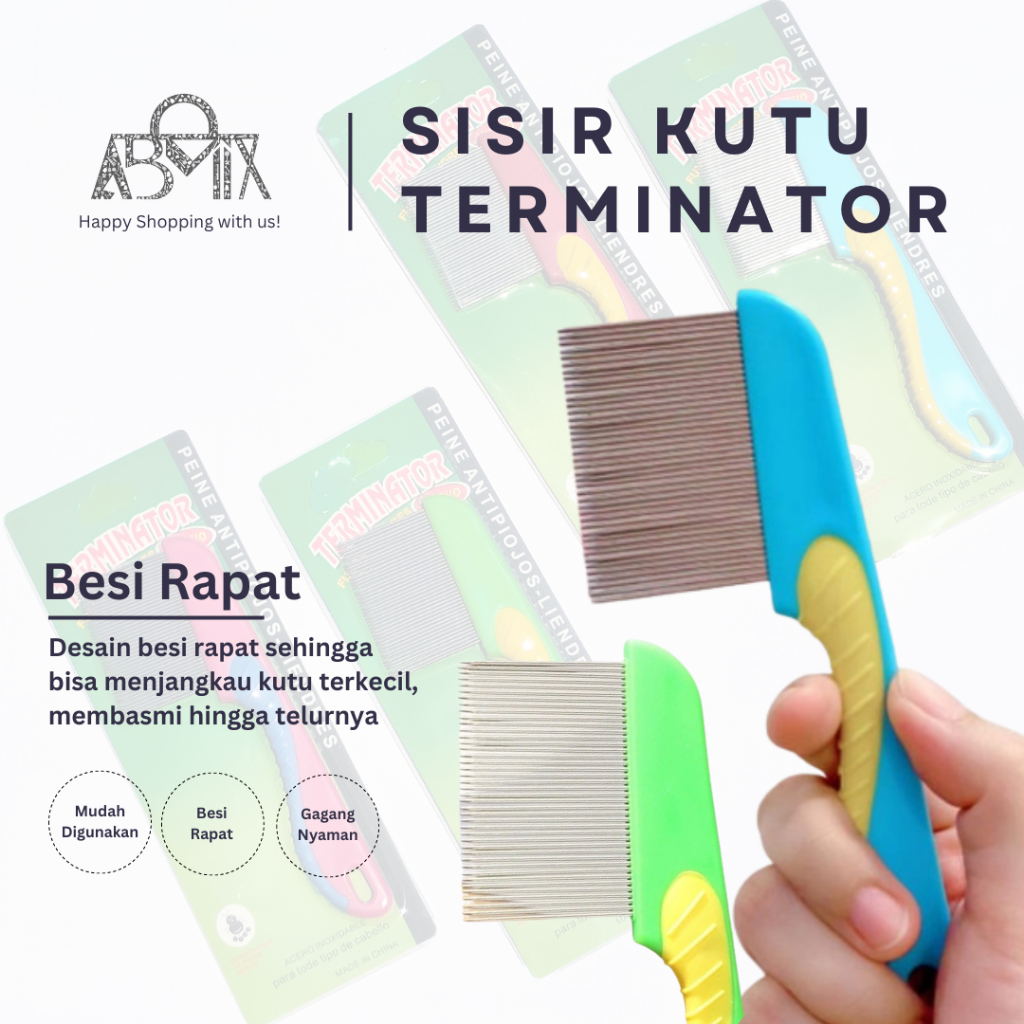 Jual Sisir Kutu Terminator - Serit Kutu Efektif untuk Menghilangkan ...