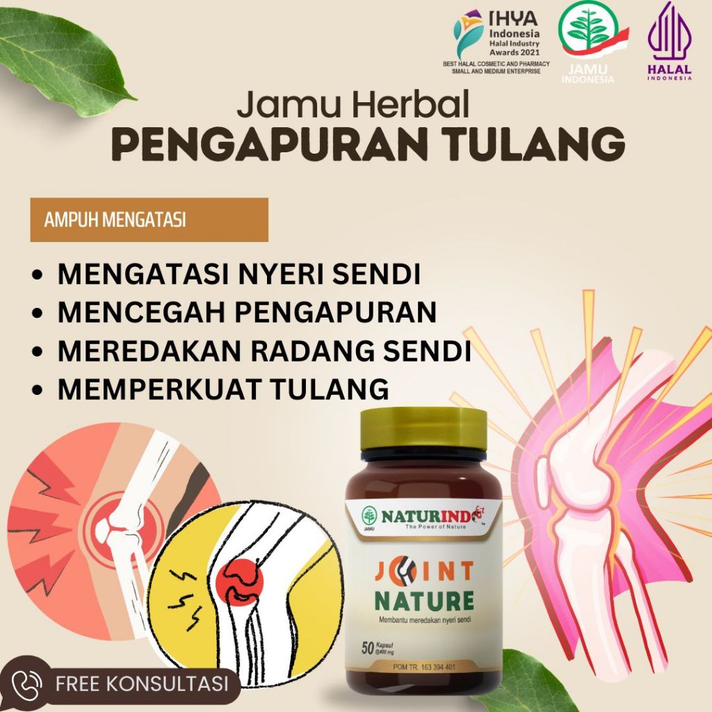 Jual Obat Pengapuran Tulang Nyeri Sendi Lutut Osteoarthritis Joint ...