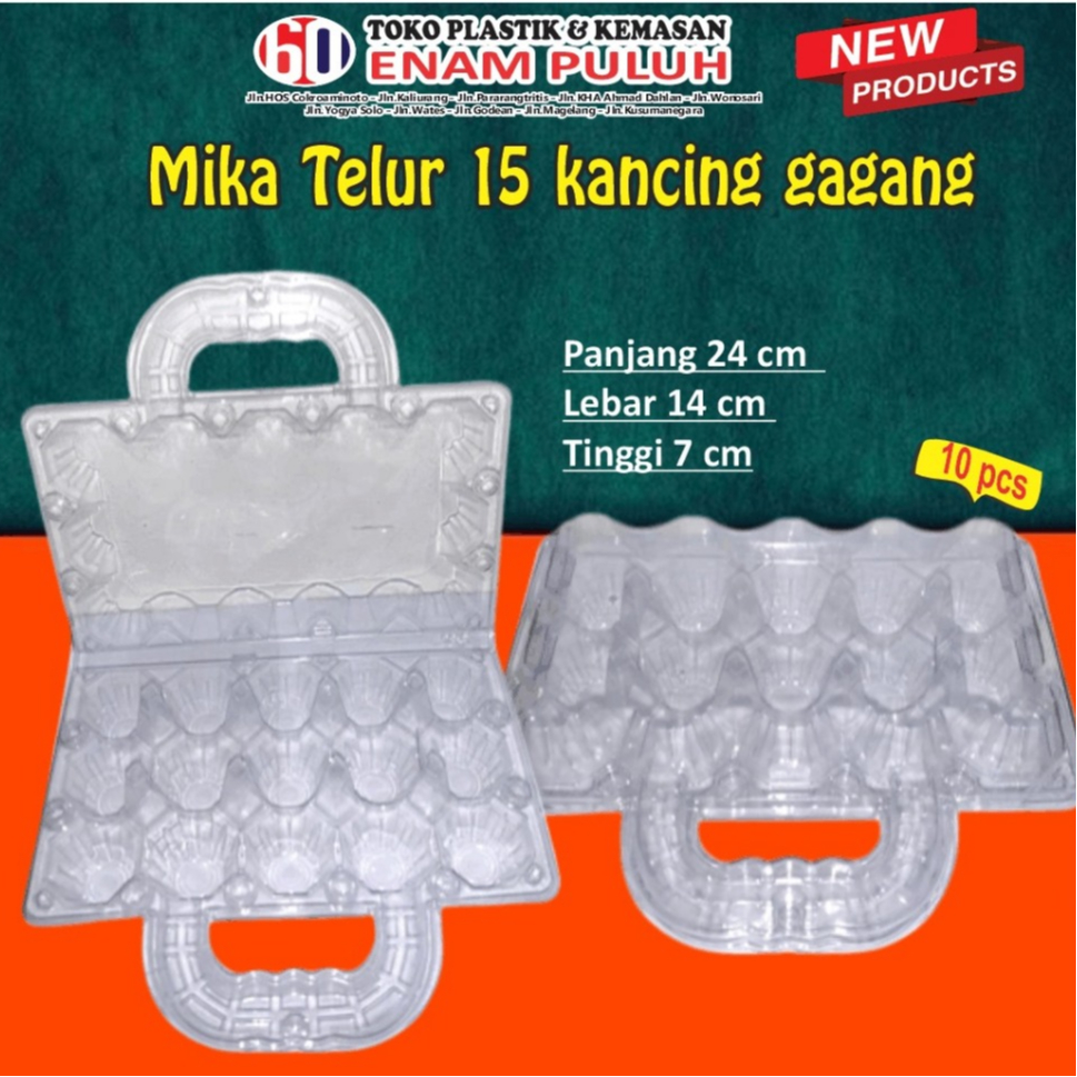 Jual Mika Telur gagang Telor Egg Tray Plastik Rak Wadah telur telor ...