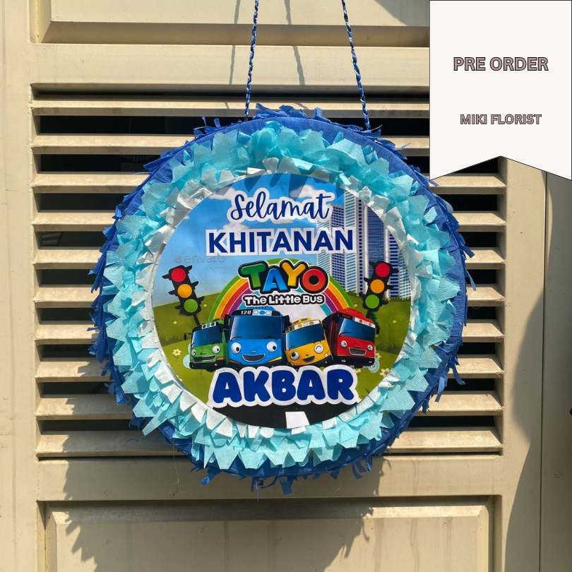 Jual Pinata Pukul Custom gambar bulat diameter 40cm | Shopee Indonesia