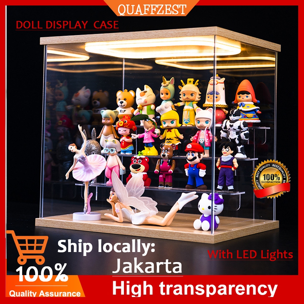 Jual Lampu lingkaran Transparent Display Box Rak Display Mainan / Rak ...