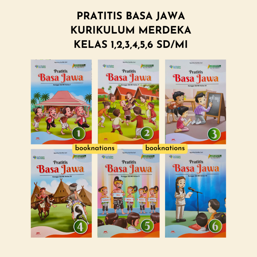 Jual Buku Bahasa Jawa PRATITIS BASA JAWA KELAS 1 2 3 4 5 6 SD Kurikulum ...
