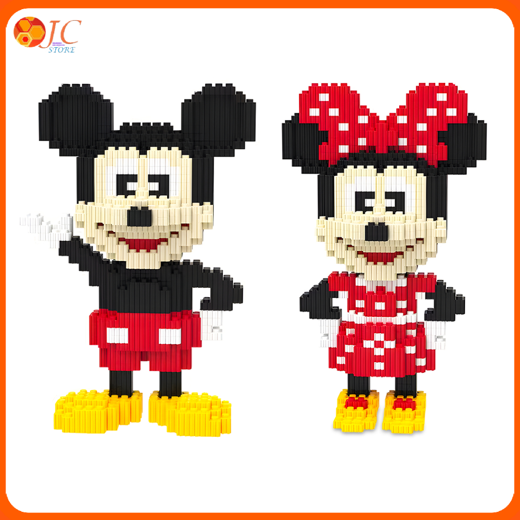 Jual JC Nano Block Mickey Mouse Mainan Anak Balok Susun Puzzle Bricks ...