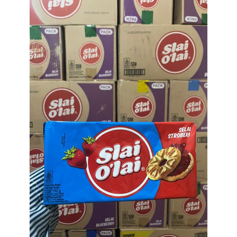 Jual slai olai pack 192 gram 1 dus isi 20 pcs | Shopee Indonesia