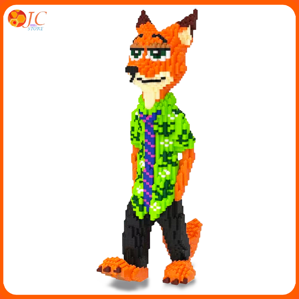 Jual JC Nano Block Nick Wilde Mainan Anak Balok Susun Puzzle Bricks ...