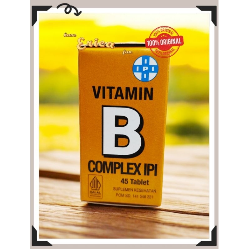 Jual IPI Vitamin B Complex 45 Tablet | Shopee Indonesia