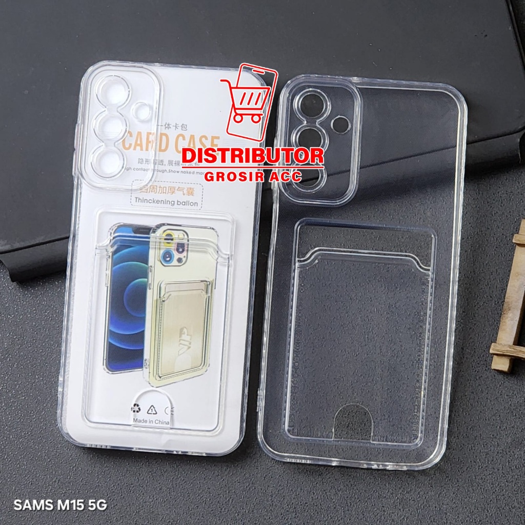 Jual SAMSUNG M15 5G SOFTCASE CARD CASE BENING SLOT KARTU CASE SAMSUNG ...