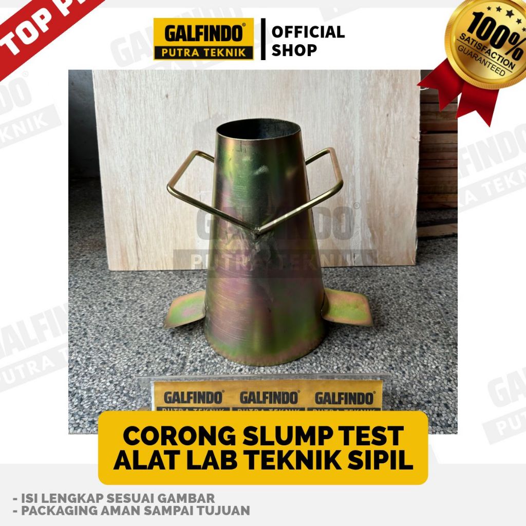 Jual GALFINDO CORONG SLUMP CONE TEST / ALAT TEKNIK SIPIL | Shopee Indonesia