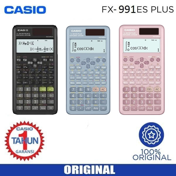 Jual Casio Original FX 991 ES PLUS - Scientific Kalkulator FX-991ES PLUS Calculator Kuliah ...