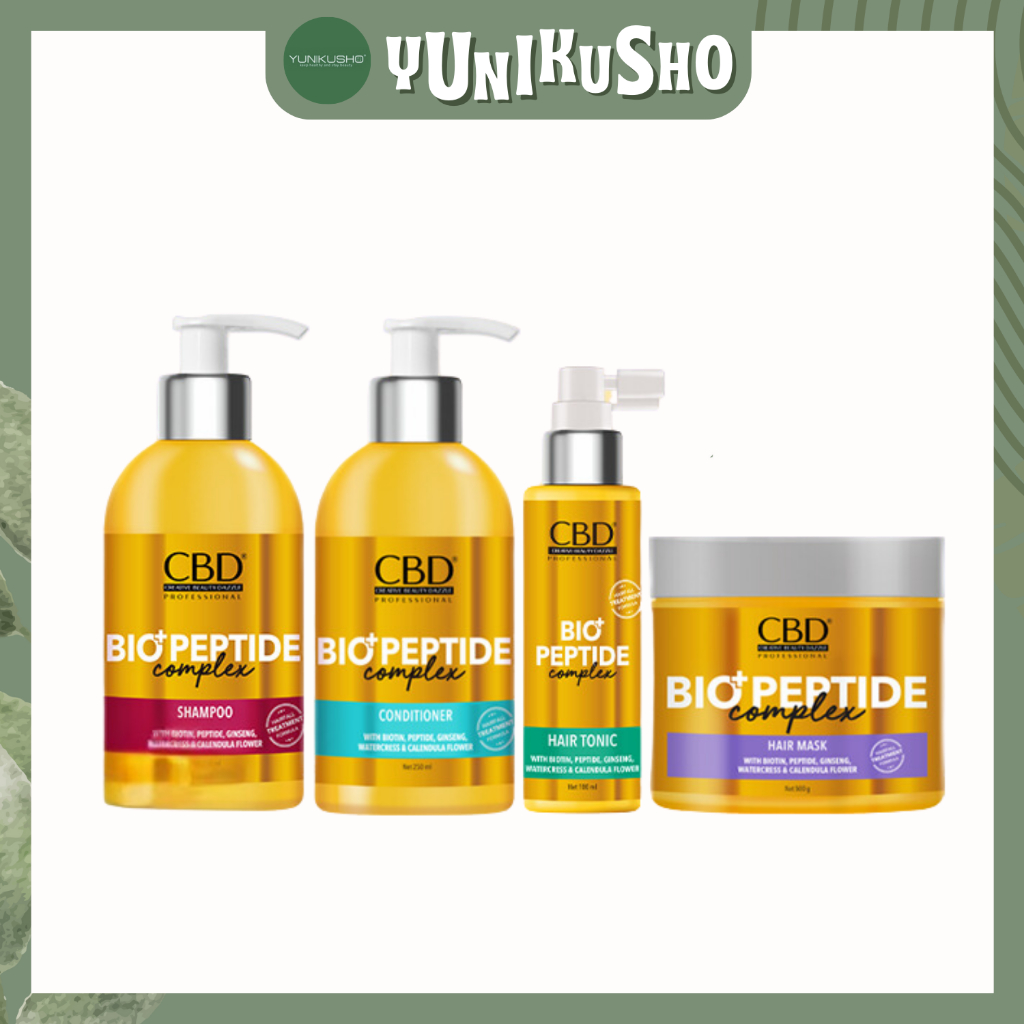 Jual CBD Bio Peptide Complex Series Shampo Conditioner Hair Mask Hair ...