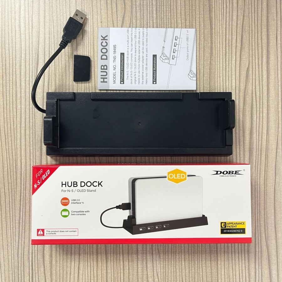 Jual Dobe Nintendo Switch USB Hub Dock Switch Oled Docking TNS 1849S ...