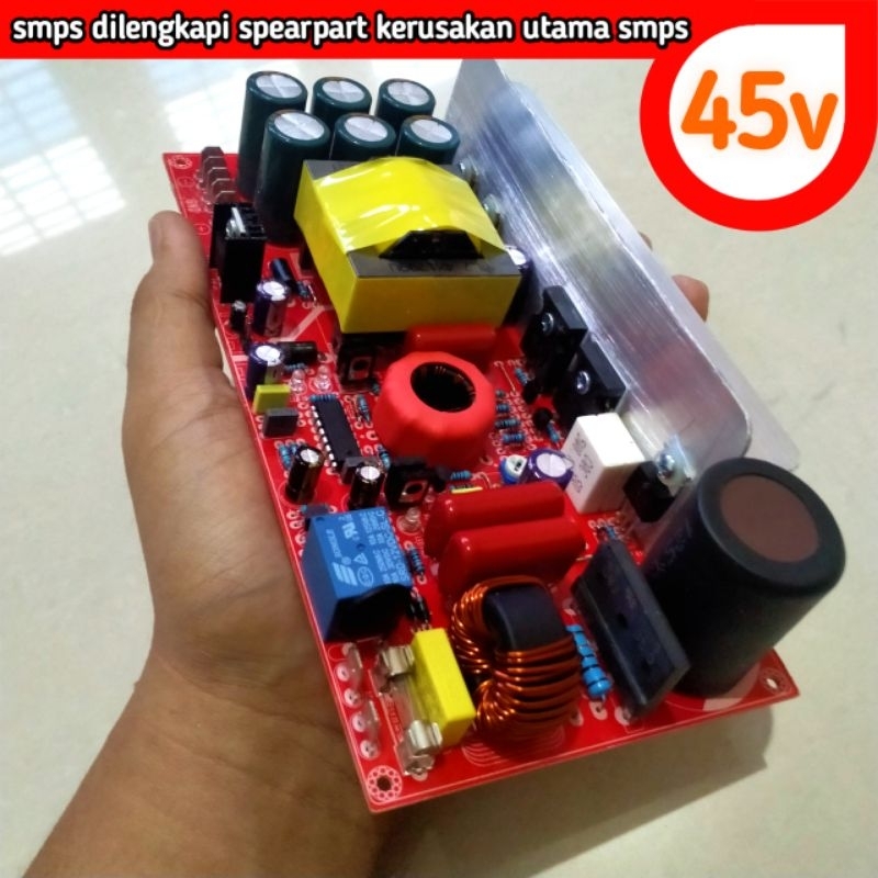 Jual Power Supply Psu Smps HB ocp 20a Daya 2500watt ct 45volt halfbridge trafo suplay audio ...