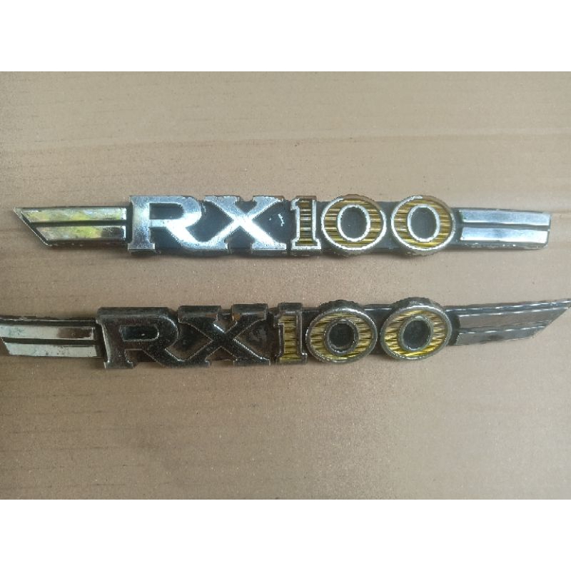 Jual LOGO EMBLEM SIMBOL TUTUP BOK BOX ACCU AKI YAMAHA RX100 RX 100 ...