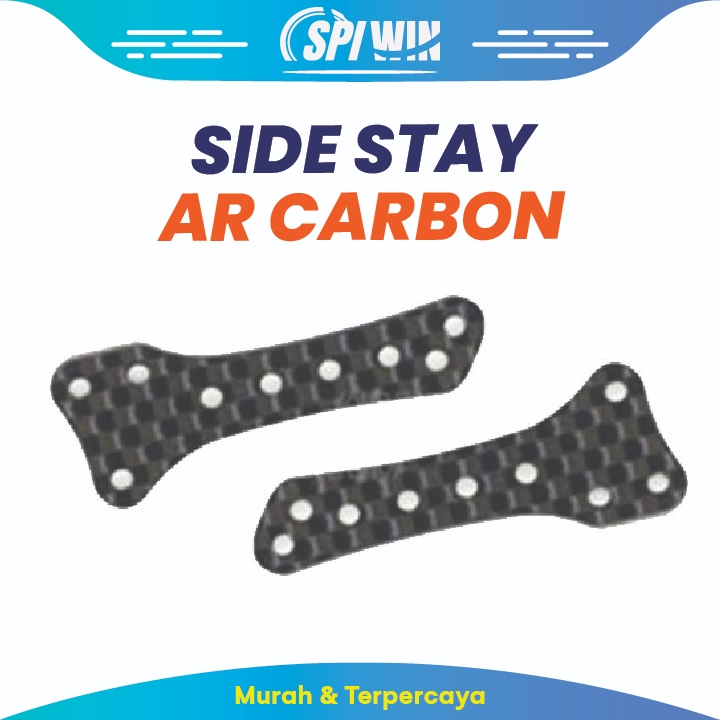 Jual Bemper Tamiya Side Stay AR HG Carbon Reinforced Plate Rep (1.5mm ...