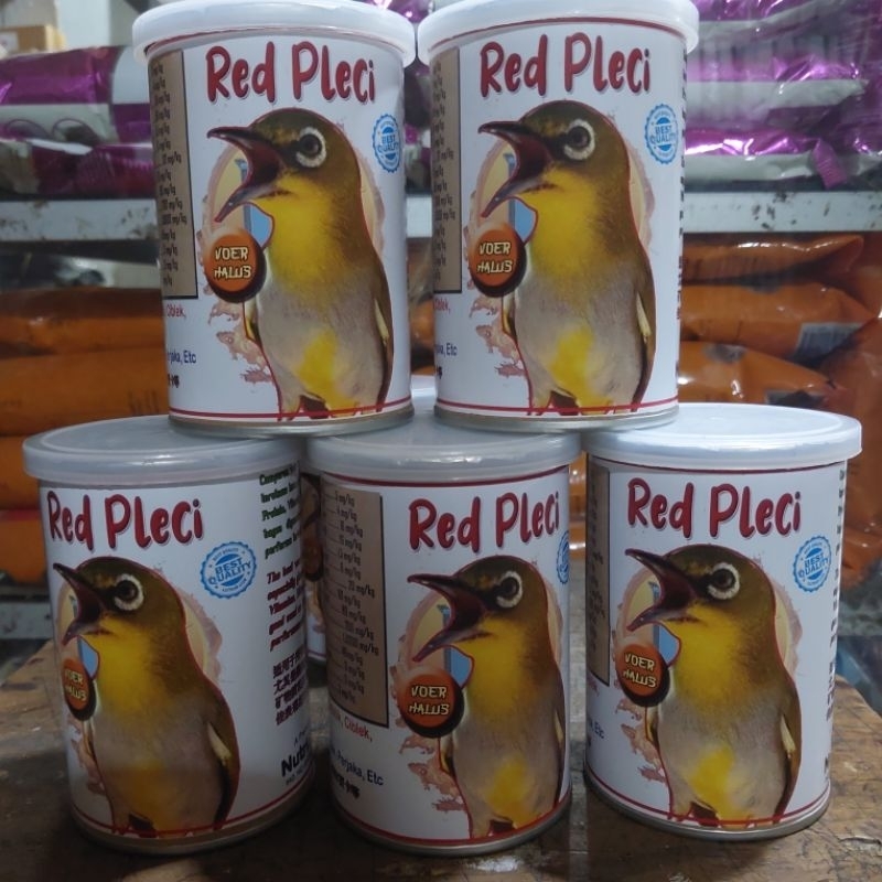 Jual Red pleci nutribird voer burung halus | Shopee Indonesia