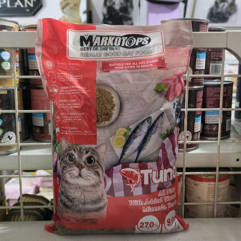 Jual (2pcs) Makanan Kucing Markotops Tuna All Stages Kemasan 800G Dry ...