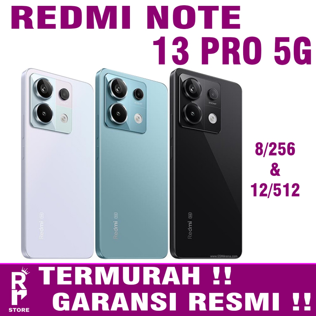 Jual Xiaomi Redmi Note 13 Pro 5G (8GB/256GB) | (12GB/512GB) | Snapdragon 7s Gen 2 Kamera 200 MP ...