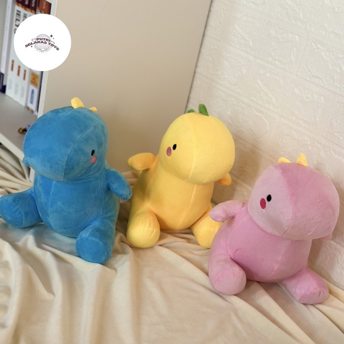Jual Boneka Mainan Anak Dino Dinosaurus Tirex Lembut Lucu - Toys Doll ...