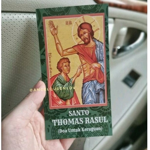 Jual Lembar Doa Keraguan Santo Thomas Rasul / Doa St Thomas | Shopee ...