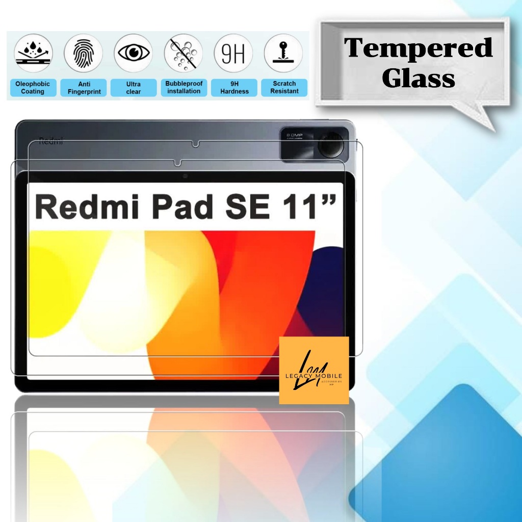 Jual Tempered glass full cover screen protector Redmi Pad 10.61 inch ...