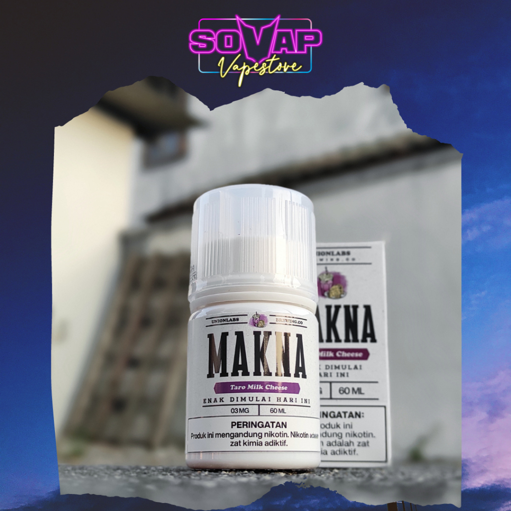 Jual Makna V2 Taro Milk Cheese 3mg & 7mg 60ml | Shopee Indonesia