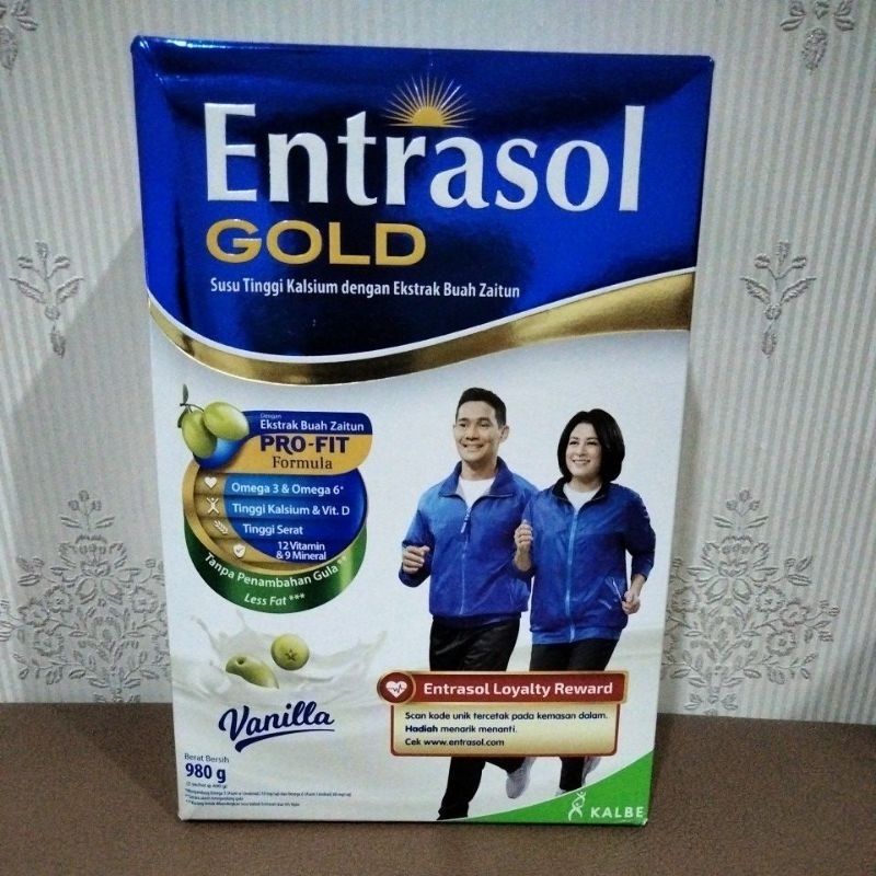 Jual Entrasol Gold 980gr ED Des 2026 VANILA | Shopee Indonesia