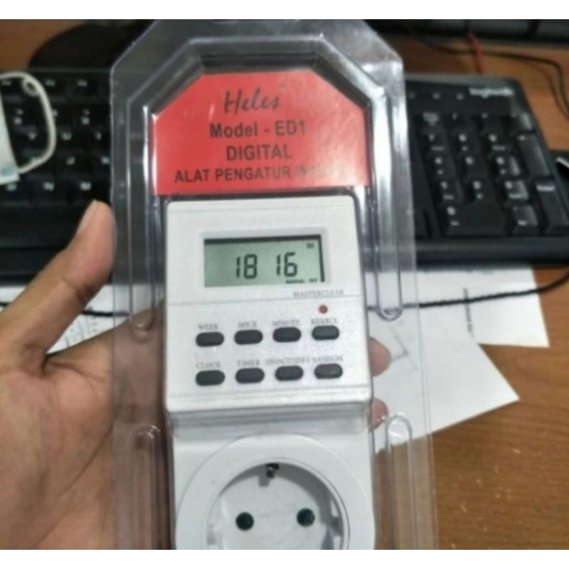 Jual Stop Kontak Timer Digital Listrik Otomatis Heles Shopee Indonesia