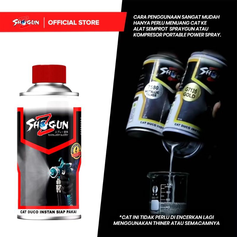 Jual SHOGUN Z PAINT CAT DUCO INSTAN SIAP PAKE BISA UNTUK SPRAY PAINT ...