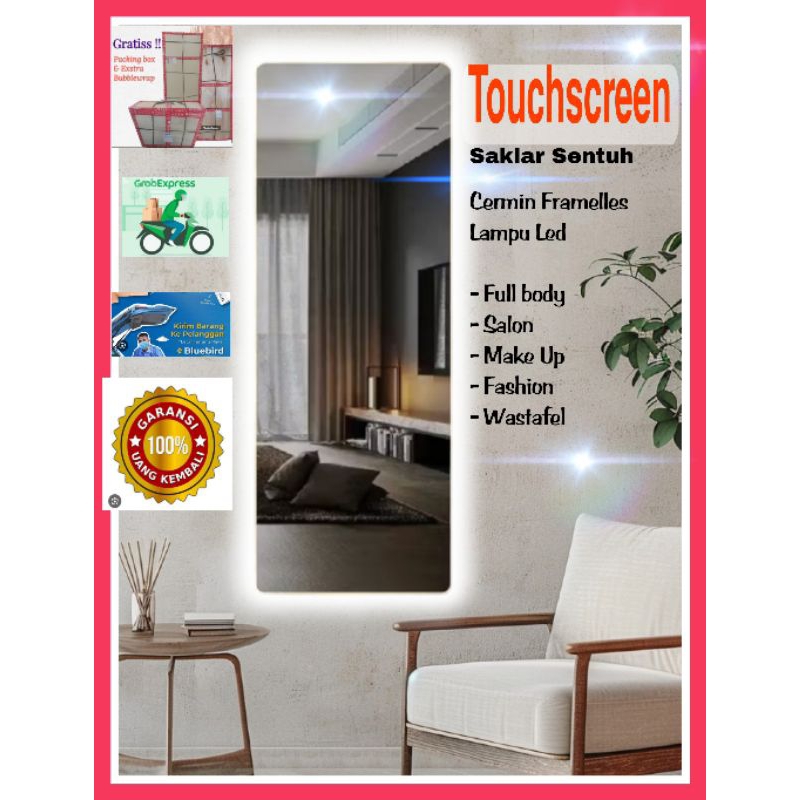 Jual Cermin Jumbo Touchscreen Saklar Sentuh Aestetick Rias Make Up ...